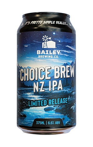 Bailey Brewing Choice Brew NZ IPA - The Crafty Pint