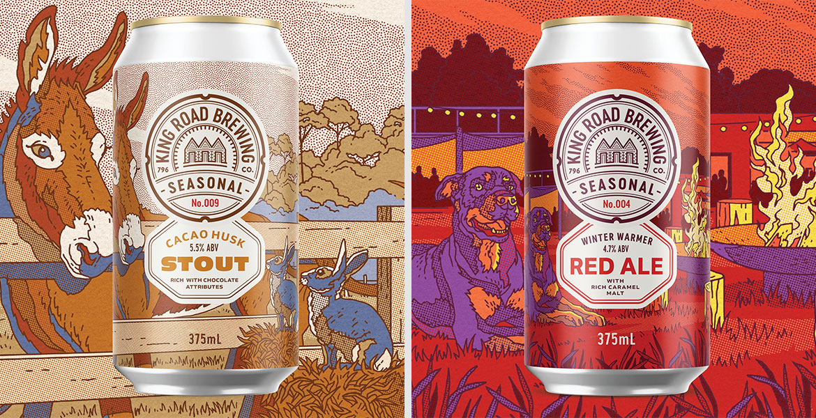 King Road Cacao Husk Stout & Red Ale - The Crafty Pint