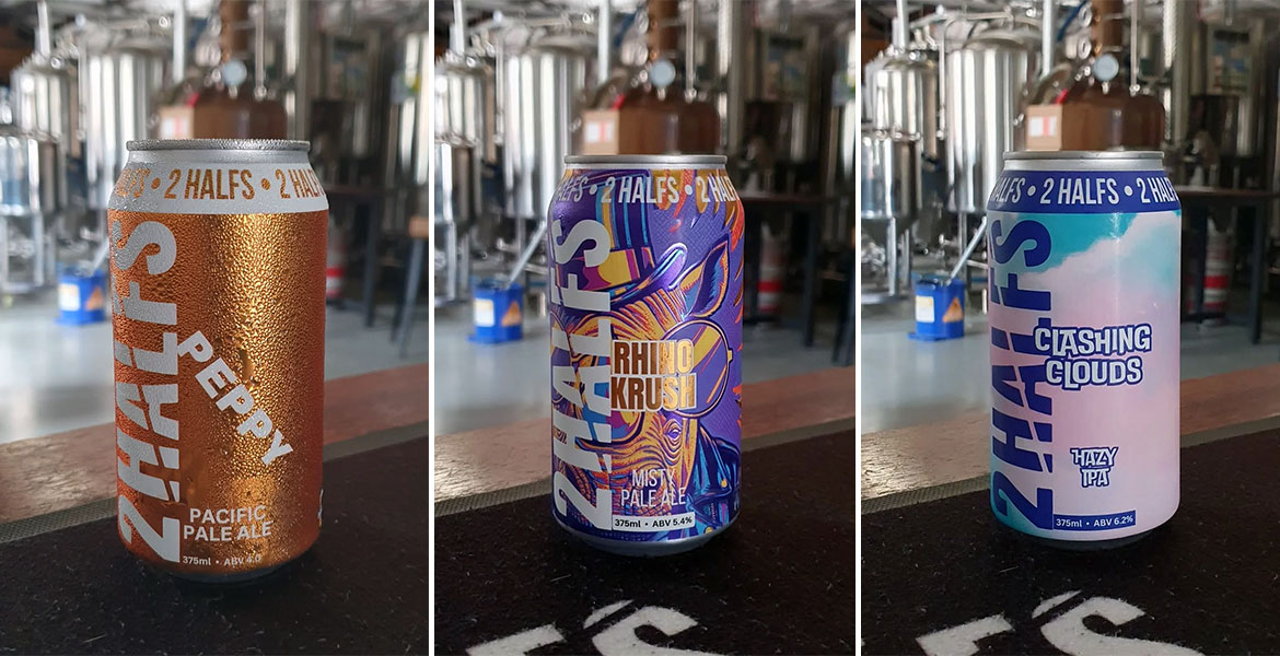 2 Halfs Peppy Pacific Pale Ale, Rhino Krush & Clashing Clouds - The ...