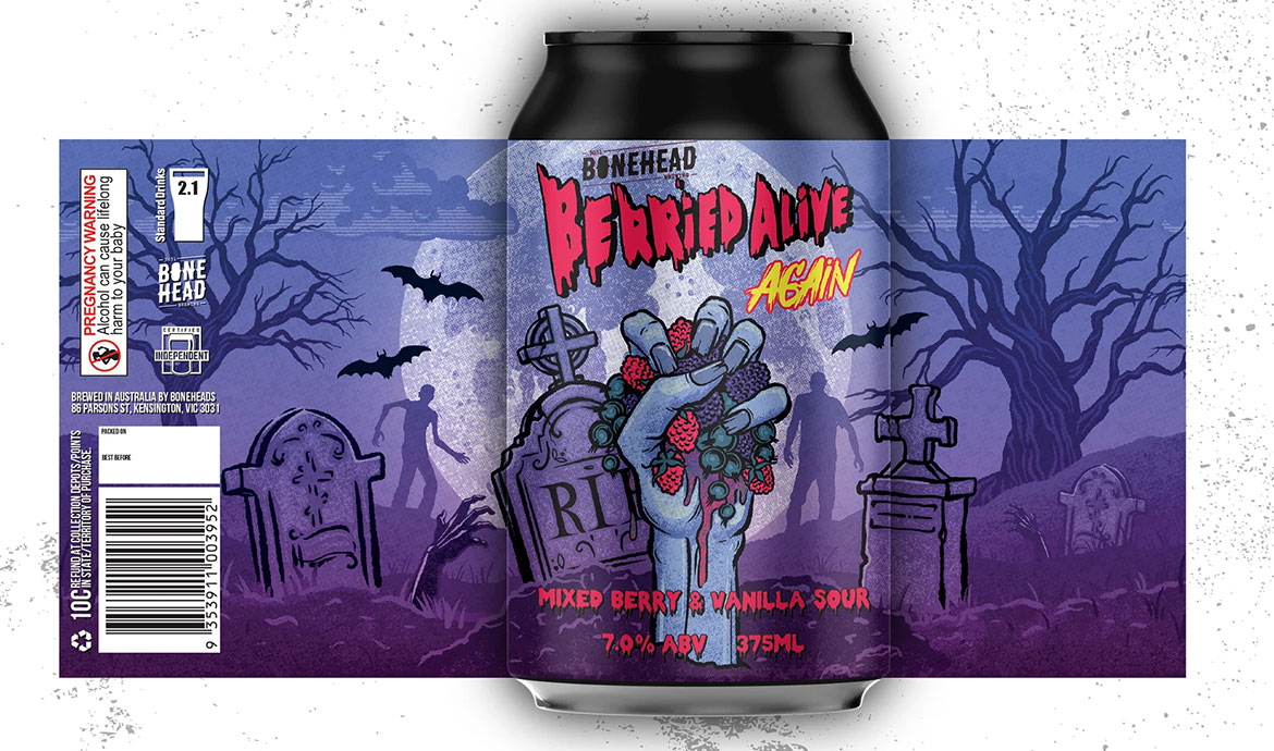 Bonehead Brewing Berried Alive Again - The Crafty Pint