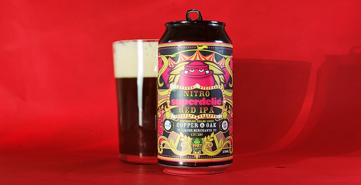 Phat Brew Club x Copper & Oak Nitro Superdelic Red IPA - The Crafty Pint