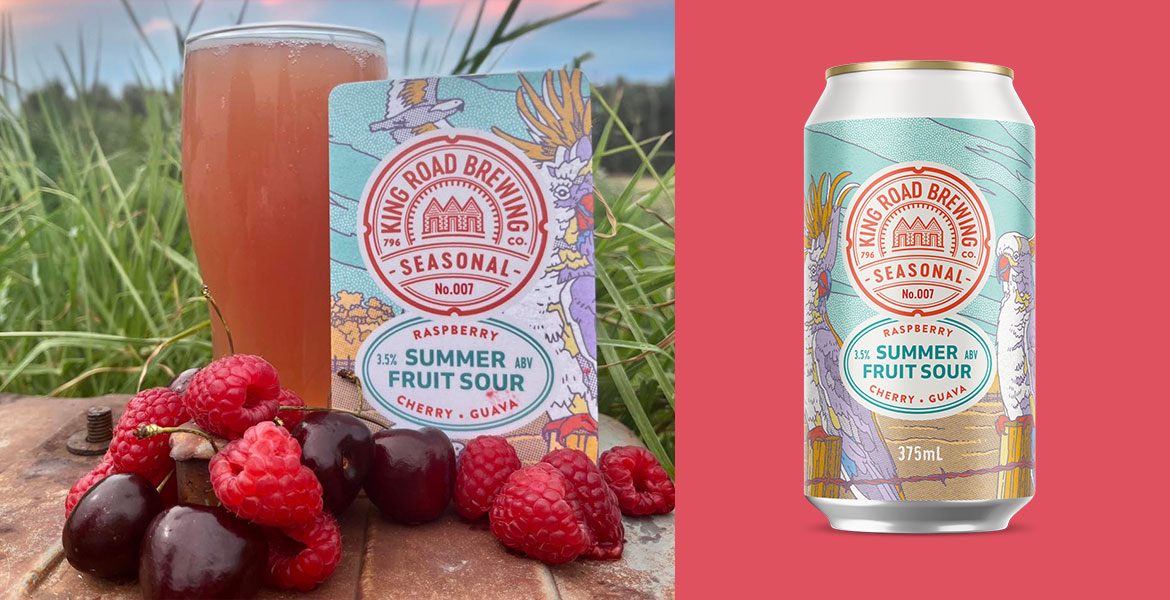 King Road Brewing Summer Fruit Sour - The Crafty Pint