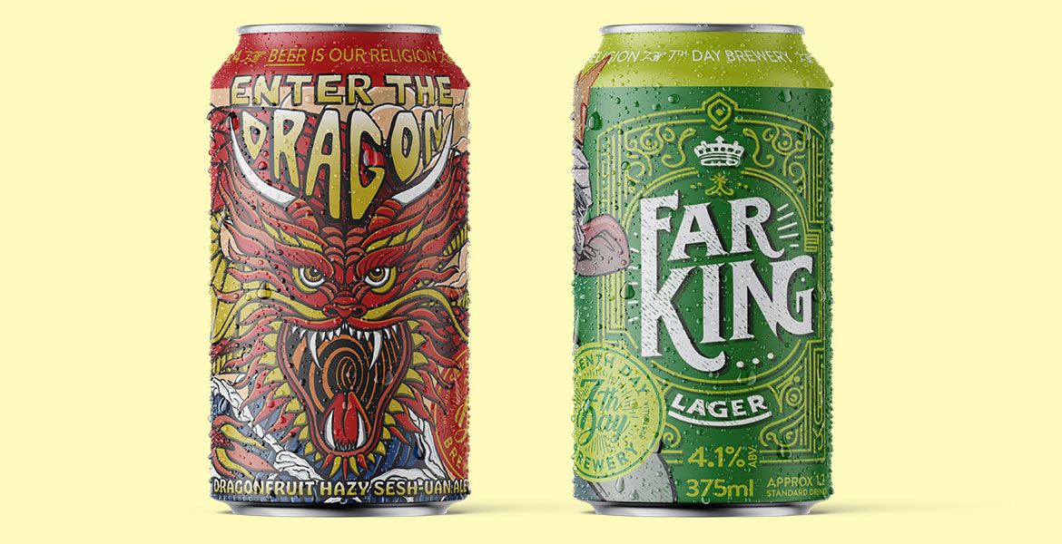 7th Day Brewery Enter The Dragon & Far King Lager - The Crafty Pint