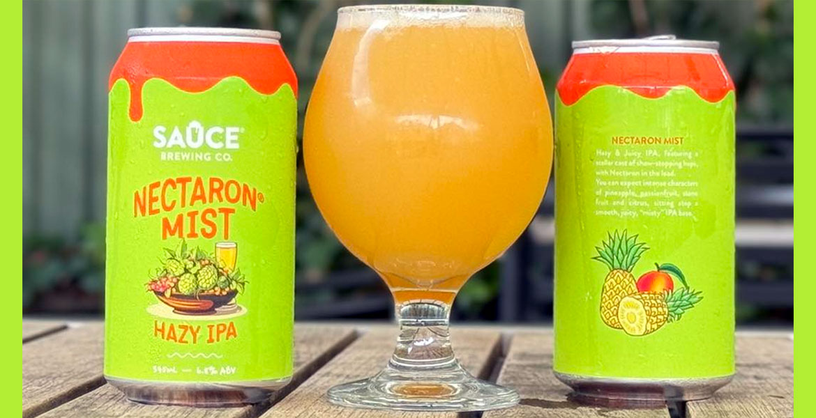 Sauce Brewing Nectaron Mist & Choc NEIPA - The Crafty Pint