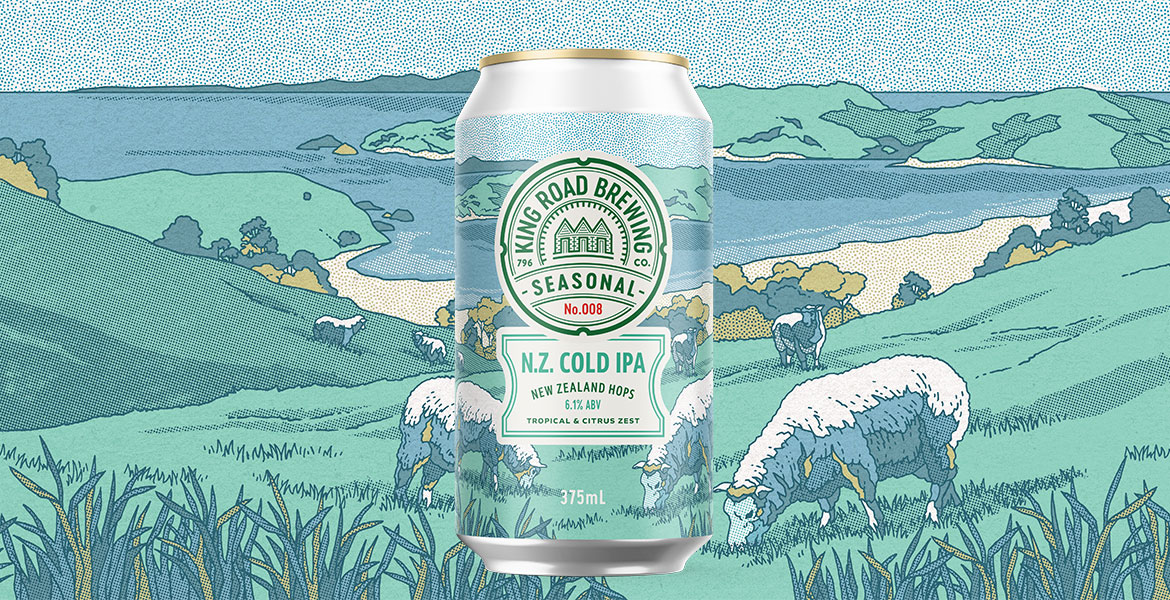 King Road Brewing NZ Cold IPA - The Crafty Pint