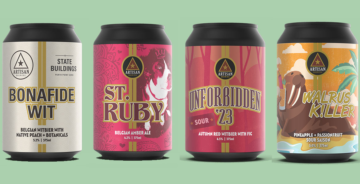 Artisan Brewing Bonafide Wit, St Ruby, Unforbidden '23 & Walrus K!ller ...