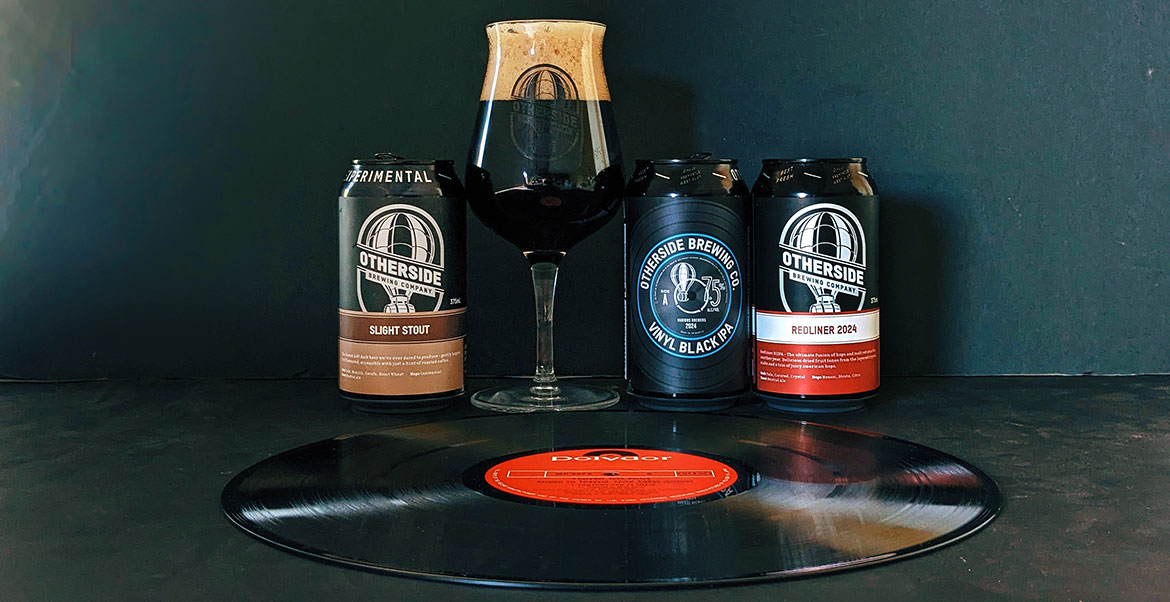 Otherside Brewing Slight Stout, Vinyl & Redliner - The Crafty Pint