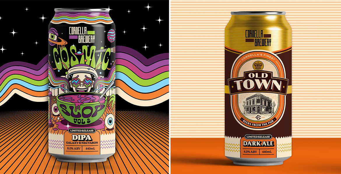 Cornella Brewery Cosmic Slop Vol 2 & Old Town Dark Ale - The Crafty Pint