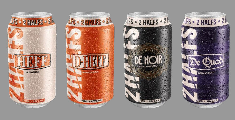 2 Halfs Brewing Heff, D-Heff, De Noir & De Quad - The Crafty Pint