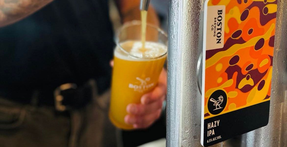 Boston Brewing Hazy IPA - The Crafty Pint