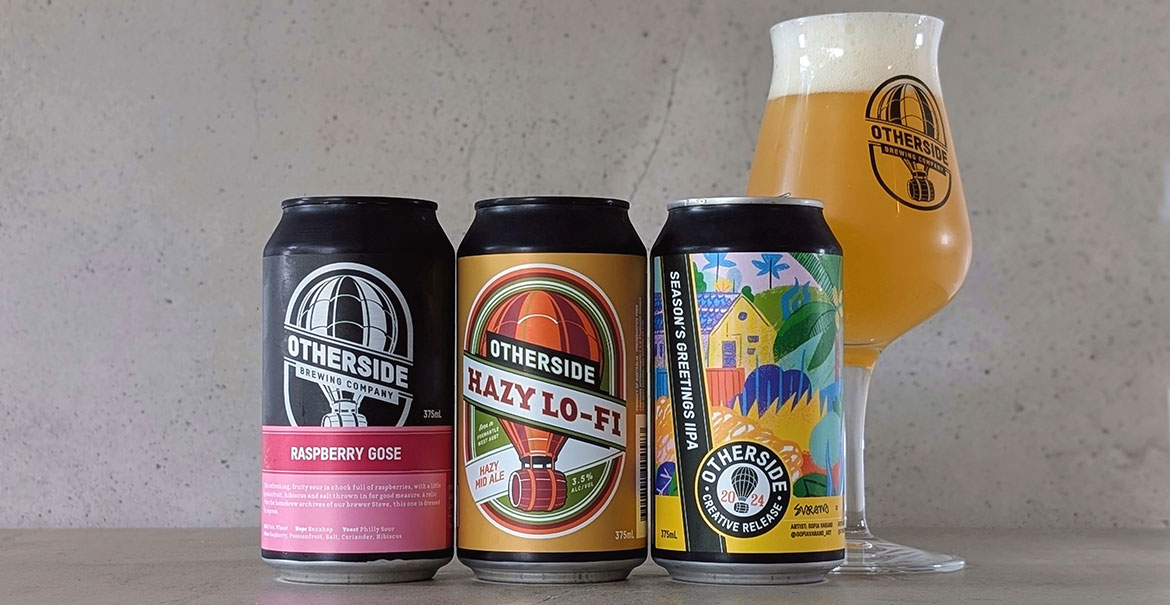 Otherside Brewing Hazy Lo-Fi, Raspberry Gose & Season's Greetings - The Crafty Pint