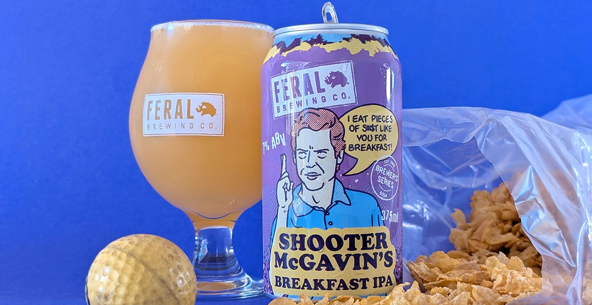 Feral Brewing Shooter McGavin's Breakfast IPA '25 - The Crafty Pint