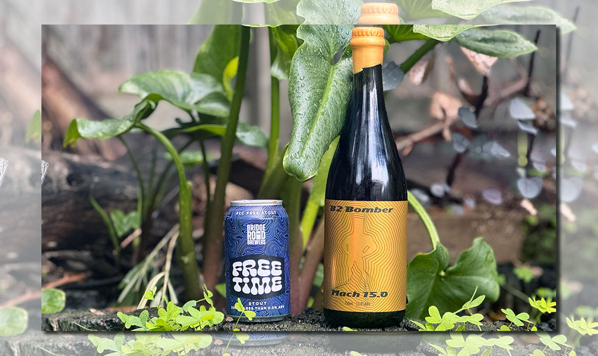 Bridge Road Free Time Stout & B2 Bomber Mach 15 - The Crafty Pint