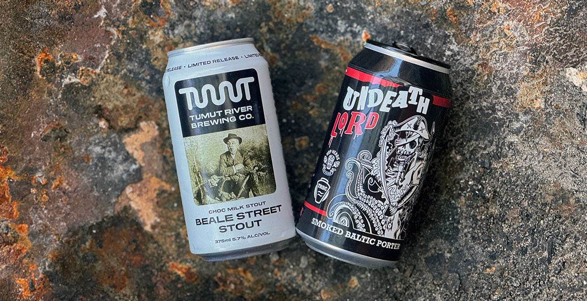 Tumut River Brewing Co Beale Street Stout & Undeath Lord - The Crafty Pint