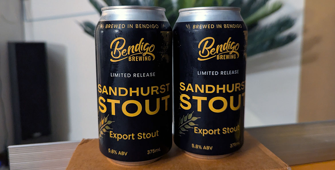Bendigo Brewing Sandhurst Stout - The Crafty Pint