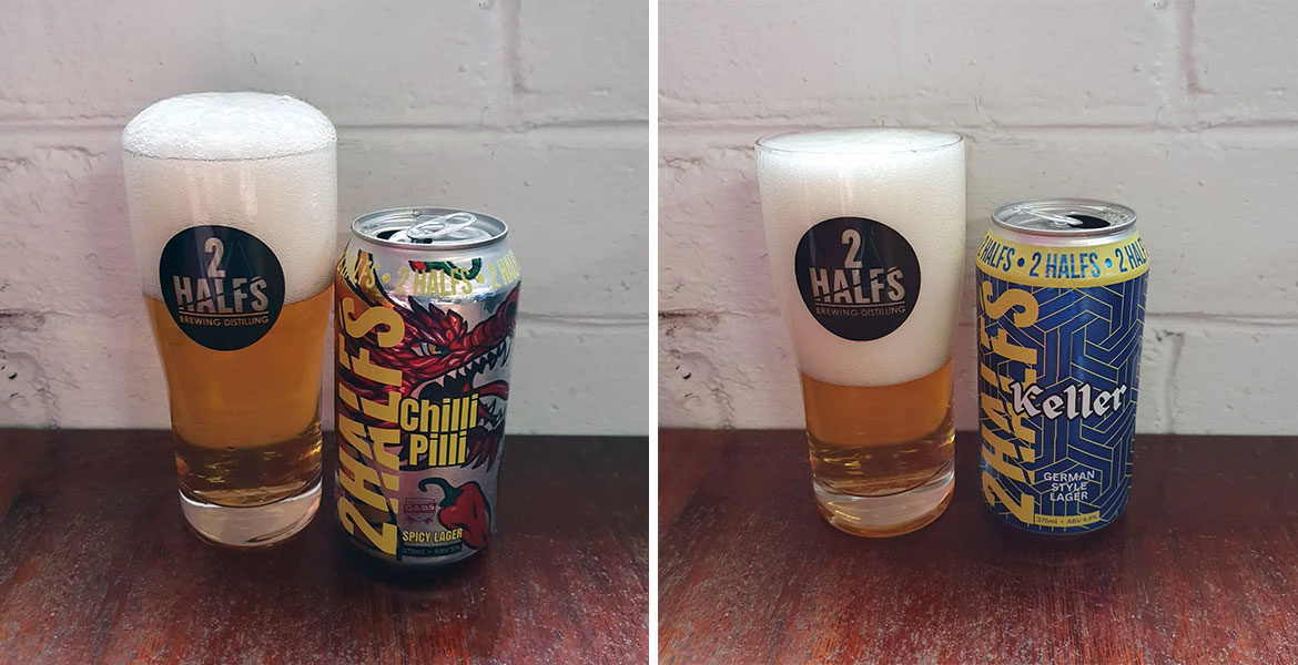 2 Halfs Brewing Chilli Pilli & Keller - The Crafty Pint