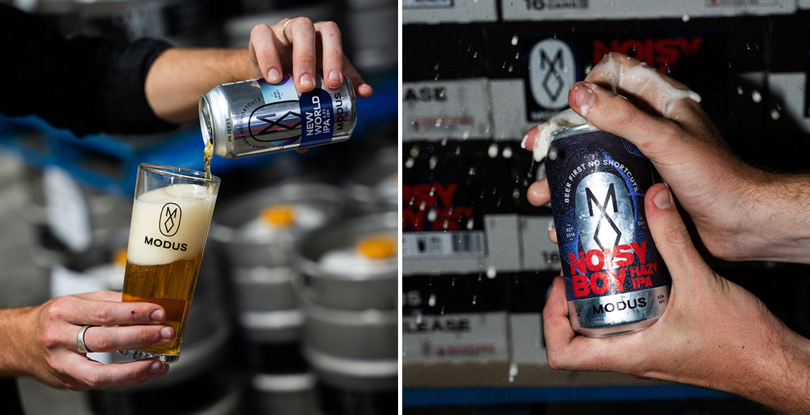 Modus Beer New World IPA & Noisy Boy Hazy IPA - The Crafty Pint