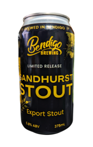 Bendigo Brewing Sandhurst Stout - The Crafty Pint