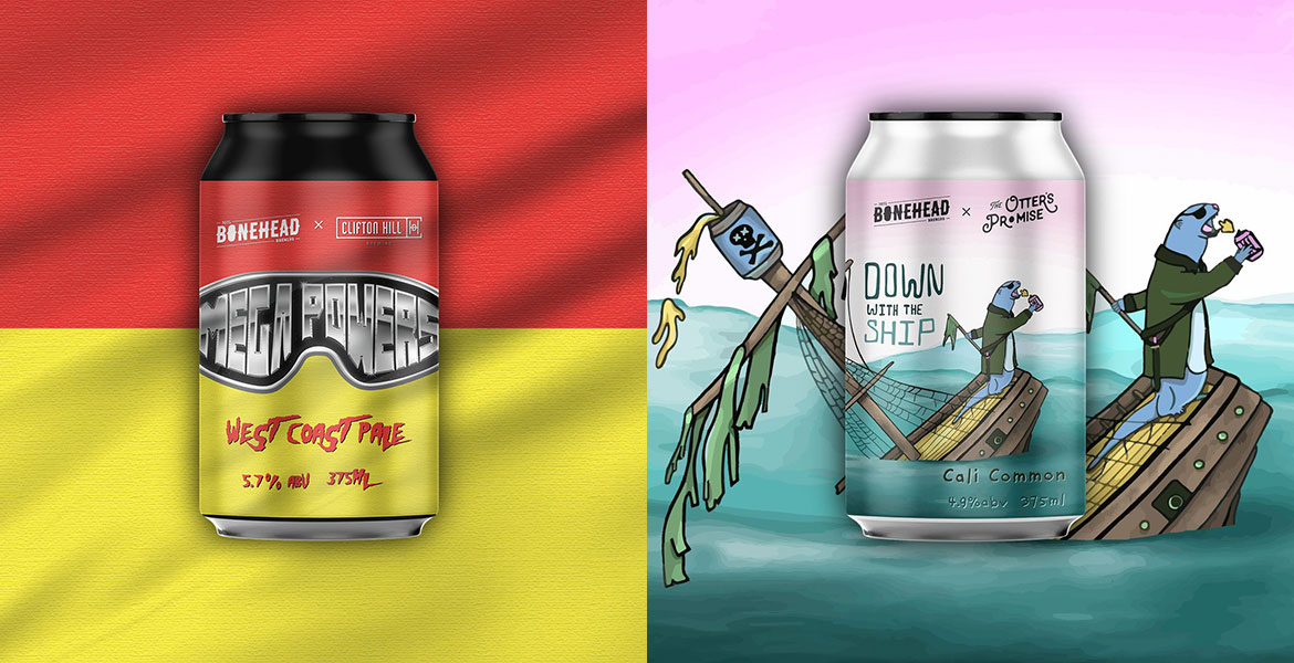 Bonehead Brewing Mega Powers & Down With The Ship - The Crafty Pint
