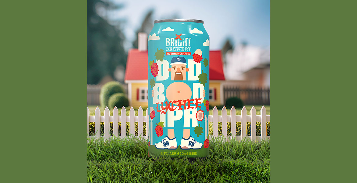 Bright Brewery Dad Bod Lychee IPA - The Crafty Pint