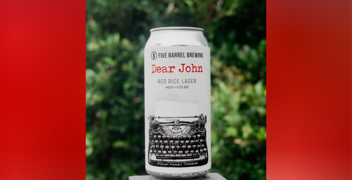 Five Barrel Red Rice Lager - The Crafty Pint