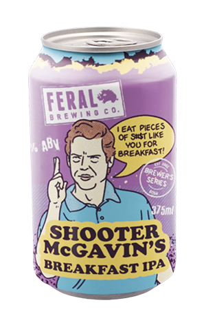 Feral Brewing Shooter McGavin's Breakfast IPA '25 - The Crafty Pint
