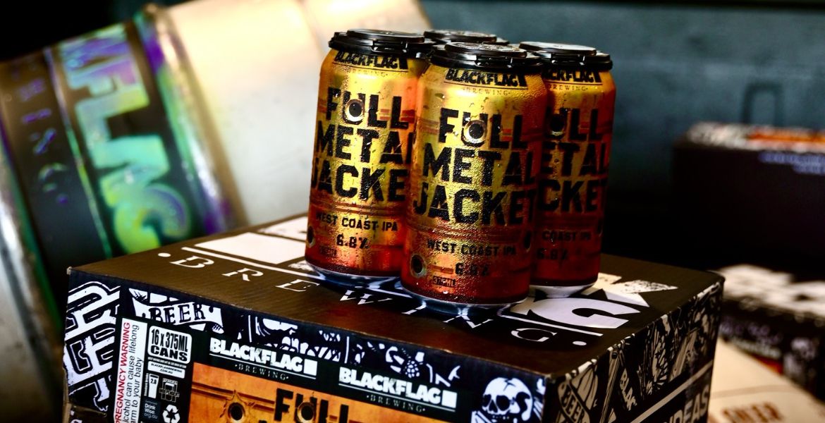 Blackflag Brewing Full Metal Jacket West Coast IPA - The Crafty Pint