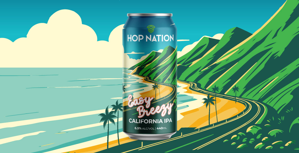Hop Nation Easy Breezy - The Crafty Pint