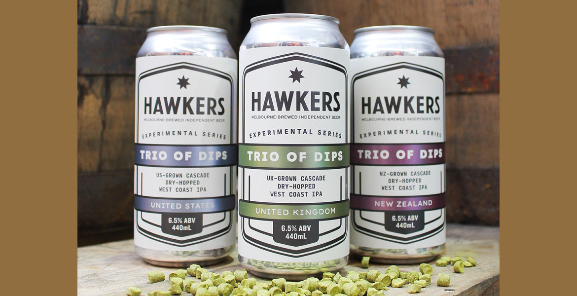 Hawkers Beer Trio Of Dips - The Crafty Pint