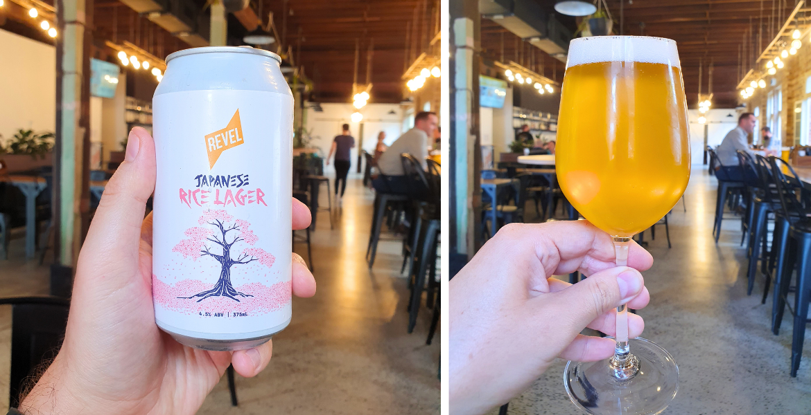 Revel Brewing Japanese Rice Lager - The Crafty Pint