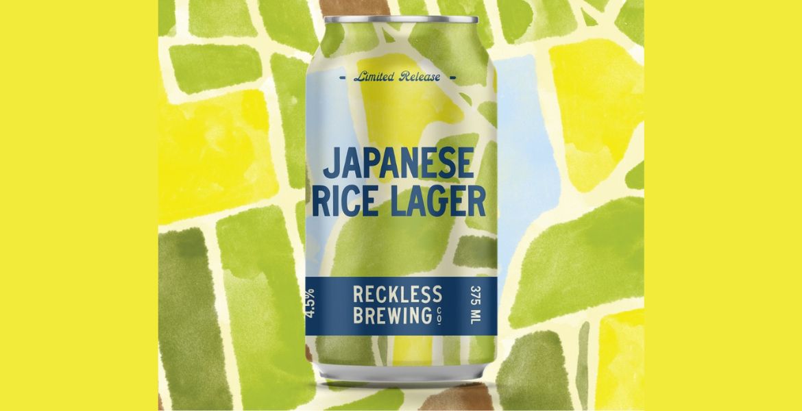 Reckless Brewing Japanese Rice Lager - The Crafty Pint