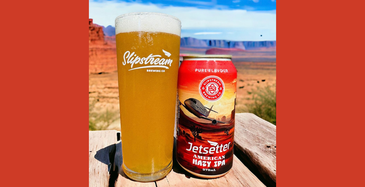 Slipstream Brewing Jetsetter American Hazy IPA - The Crafty Pint