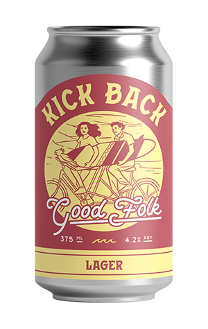 Kick Back Brewing Good Folk Lager - The Crafty Pint
