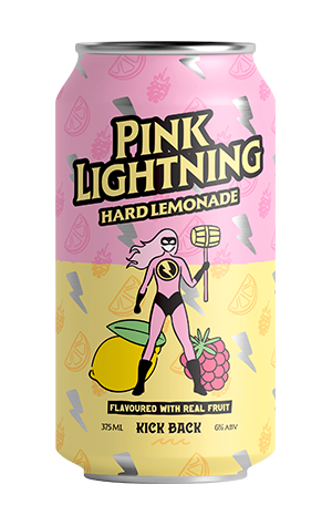Kick Back Brewing Pink Lightning Hard Lemonade - The Crafty Pint