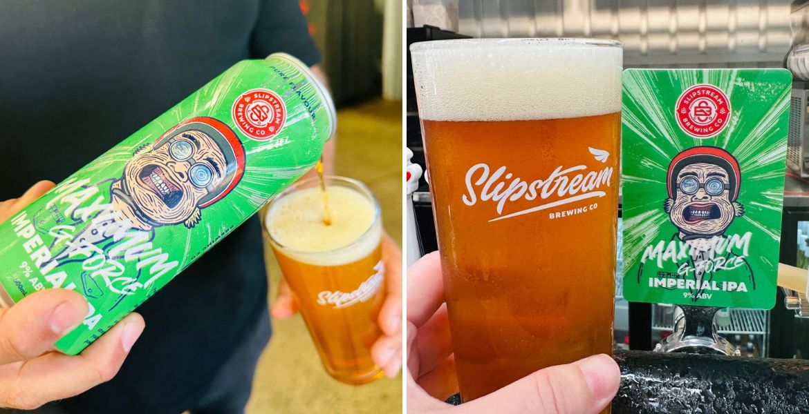 Slipstream Brewing Maximum G-Force Imperial IPA - The Crafty Pint