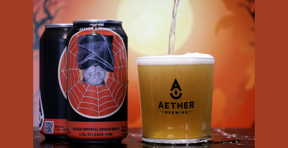 Aether Brewing Oaked Imperial Ginger Beer - The Crafty Pint