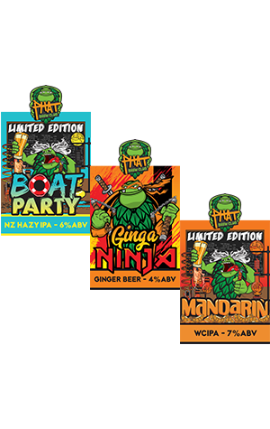 Phat Brew Club Boat Party, Ginja Ninja, Mandarin West Coast IPA & Fresh ...