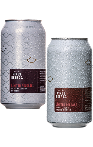 Pikes Beer Co Stout, Choc Hazelnut Porter & Barrel-Aged Baltic Porter ...