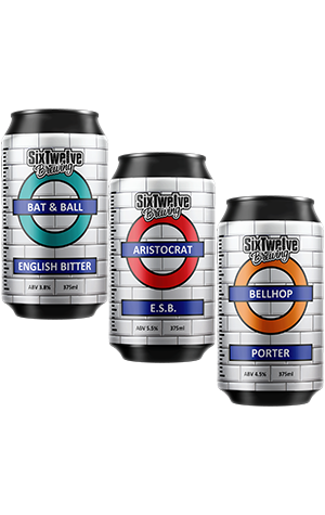 SixTwelve Brewing Bat & Ball, Aristocrat ESB & Bellhop Porter - The ...