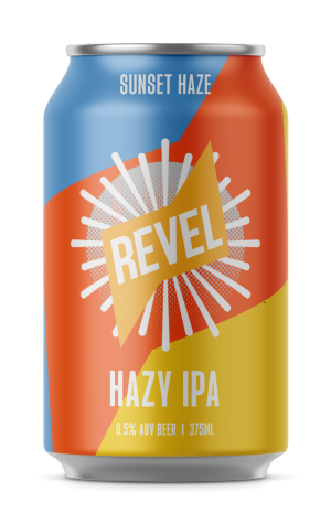 Revel Brewing Sunset Haze Hazy IPA - The Crafty Pint