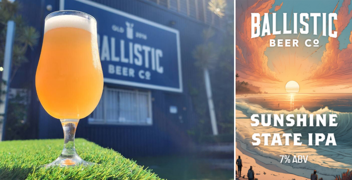 Ballistic Beer Co Sunshine State IPA - The Crafty Pint