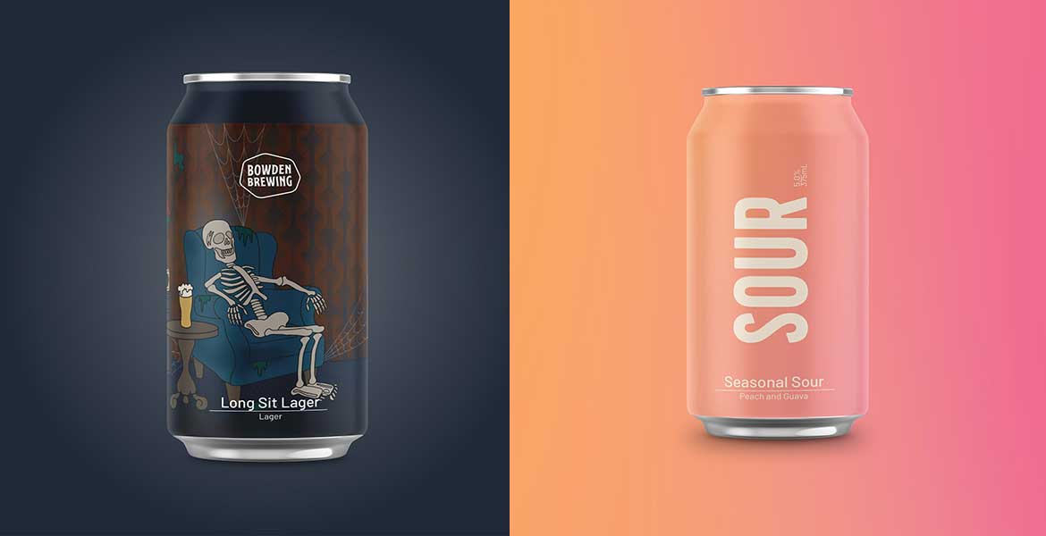 Bowden Brewing Long Sit Lager & Peach and Guava Seasonal Sour - The ...