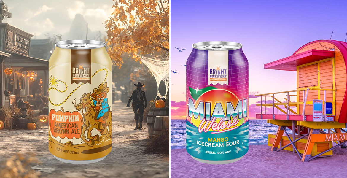 Bright Brewery Pumpkin American Brown Ale & Miami Weisse - The Crafty Pint