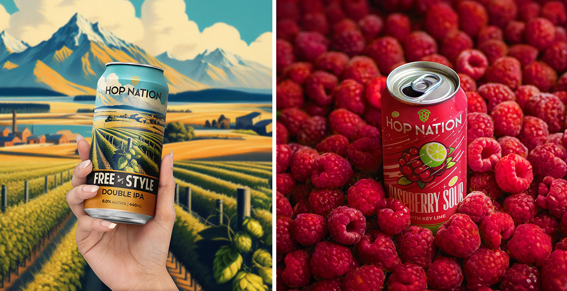 Hop Nation Freestyle Double IPA & Raspberry Sour With Key Lime - The ...