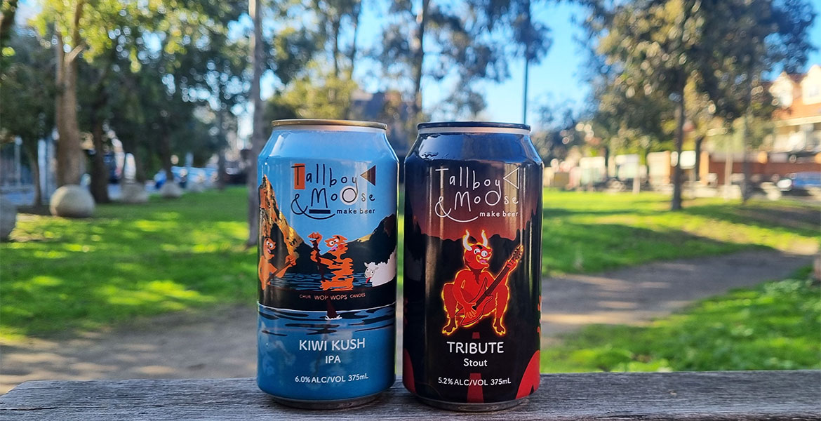 Tallboy & Moose Kiwi Kush & Tribute - The Crafty Pint