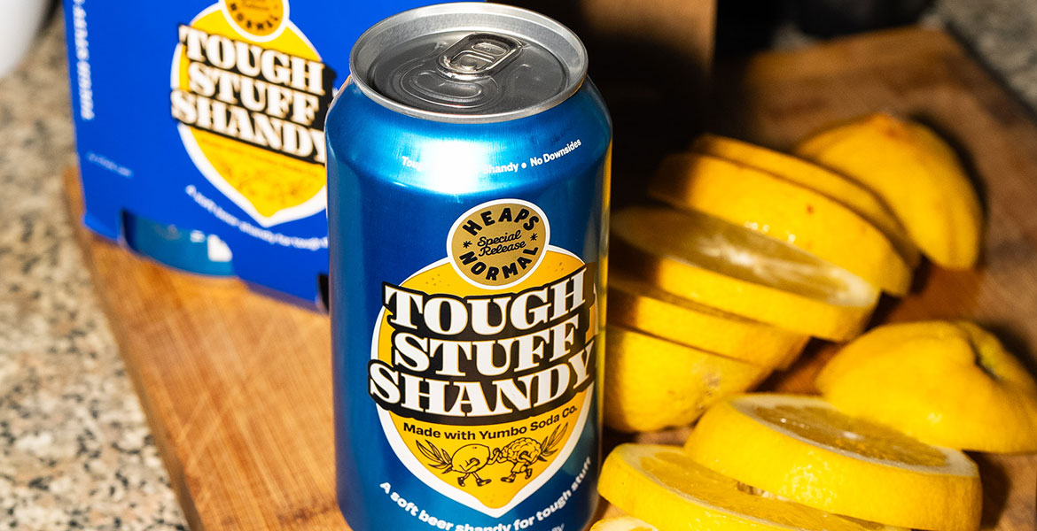 Heaps Normal x Yumbo Soda Tough Stuff Shandy - The Crafty Pint