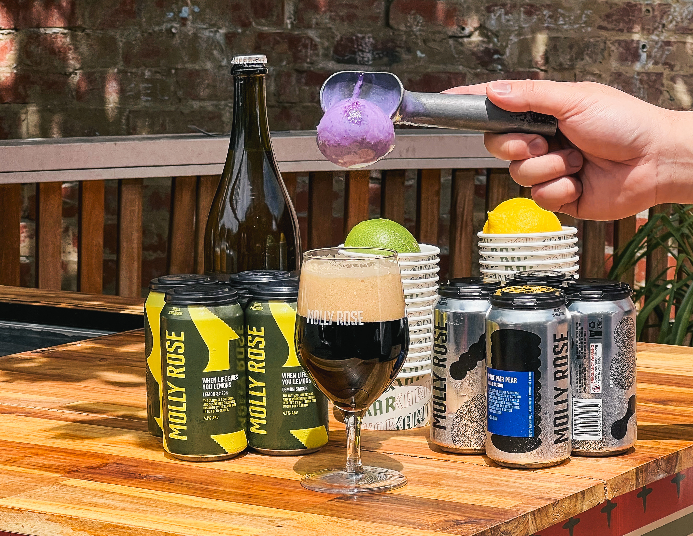 Schooners and Scoops at Molly Rose - The Crafty Pint