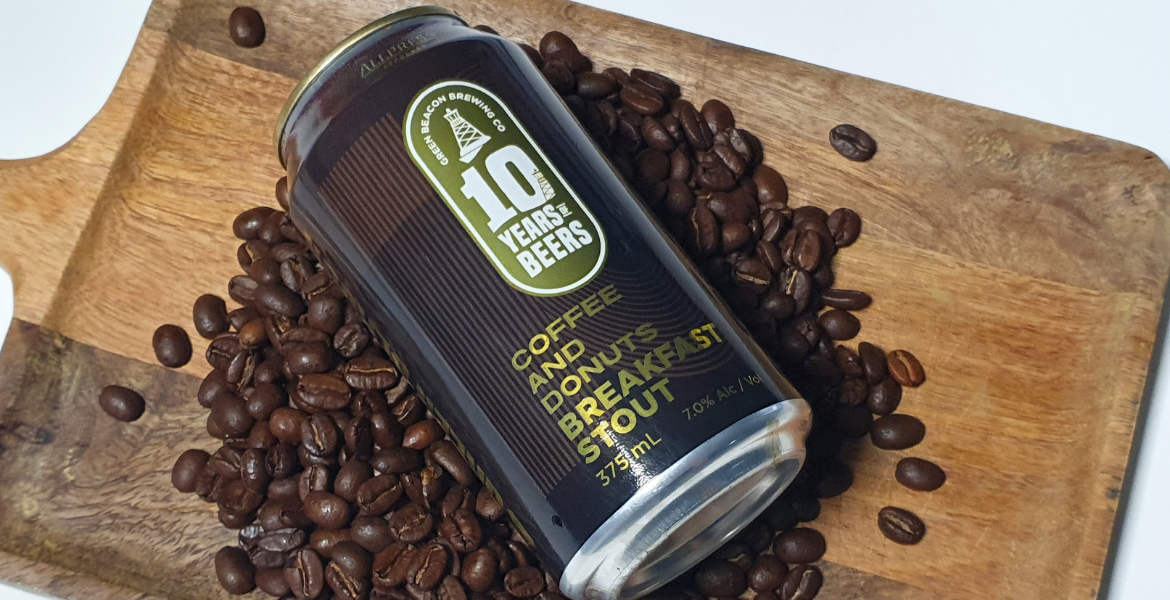 Green Beacon Allpress Coffee and Donuts Breakfast Stout - The Crafty Pint