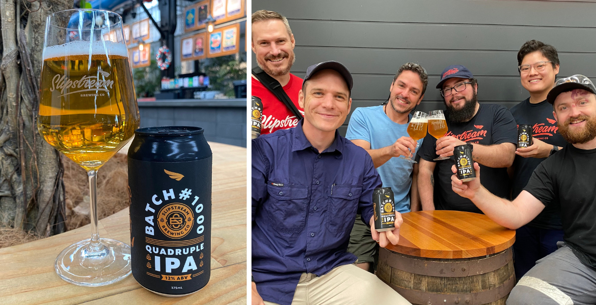 Slipstream Brewing Batch #1000 Quadruple IPA - The Crafty Pint