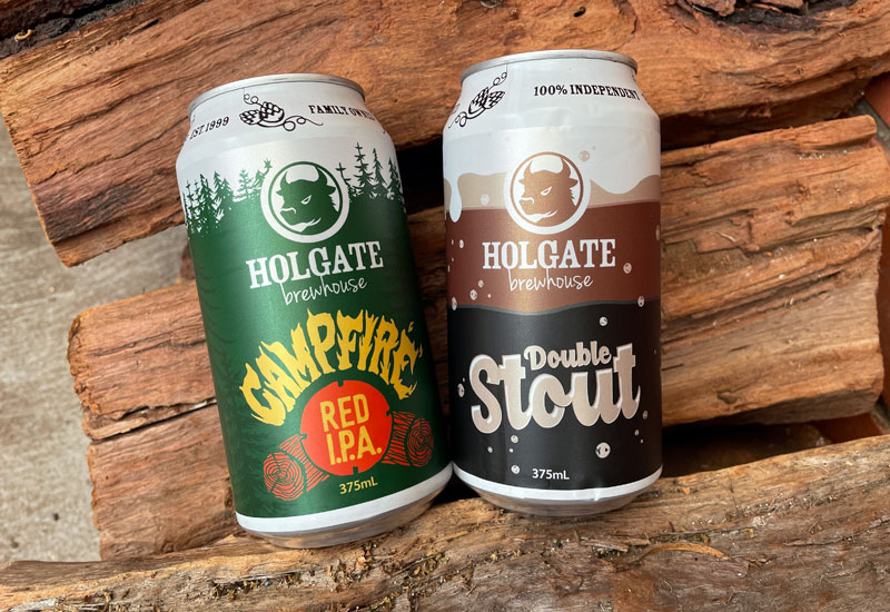 Holgate Brewhouse Campfire Red IPA & Double Stout - The Crafty Pint